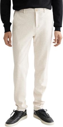 Scotch & Soda Mott Knit Chino - Slim Fit, Off White Melange 101, Bundweite: 91 cm, beinl&auml;nge: 76 cm (36 W / 30 L)
