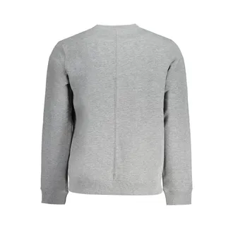 Calvin Klein Crew-Neck Cotton-Blend Sweatshirt - Gray