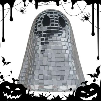 Generic Halloween-Tischdekoration - Spooky Ghost Sign A Dekoration auf Tablett-Ebene - Festliches Ornament für Party, Desktop, Regale und Halloween-Display