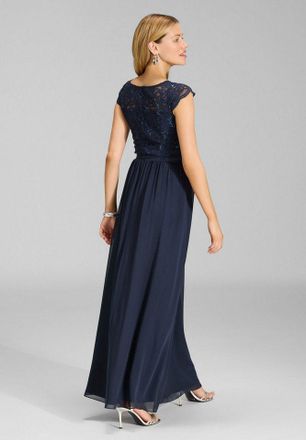 Swing Abendkleid Taillierte Passform mit ausgestelltem Rockteil