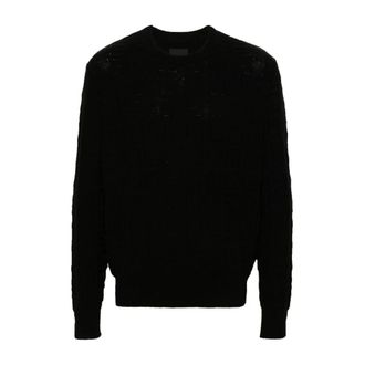 Givenchy Herren, Strickwaren, Schwarzk, SGröße