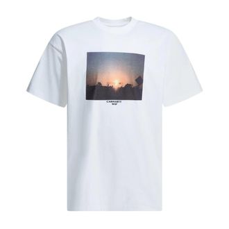 Carhartt Work in Progress S/S Warm Views T-Shirt - - Tops - Herren - Wei&szlig; - S