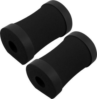 FOMIYES Rutschfeste 3D Ellbogenpolster Fitnessmatte f&uuml;r Plank und Liegest&uuml;tze Schwarzes St&uuml;tzpolster f&uuml;r Ellbogen Handgelenke und Knie Sport Yogapad f&uuml;r M&auml;nne