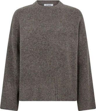 Co'Couture Femme, Pulls, Brun, Taille: 44 FR Pull en Tricot O-Neck Noix