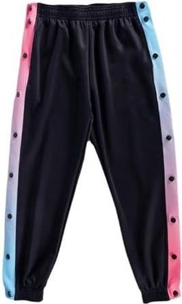 Generic Pantalon Surv&ecirc;tement &Agrave; Bouton-Pression Lat&eacute;ral pour Femme,Pantalon Surv&ecirc;tement Homme avec Boutonni&egrave;re Lat&eacute;rale &Agrave; Ouvrir Sport Loisirs Jogging Bouton p