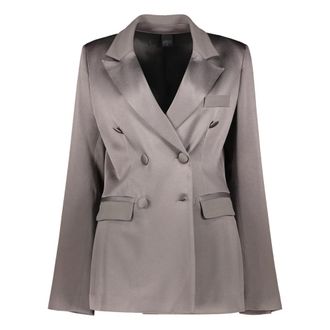 Lorena Antoniazzi Doppelreihiger Blazer mit Reverskragen - - Jackets - Damen - Grau - S