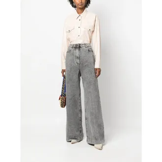 Isabel Marant Coated Cotton-Blend Shirt - Beige