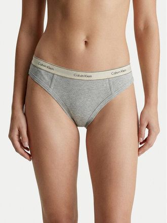 Calvin Klein Stringtanga LV00QF8771 Grau