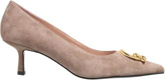 Coccinelle Sandaletten mit Absatz - Coccinelle C-Me Suede - Gr. 36 (EU) - in Taupe - f&uuml;r Damen