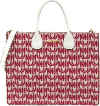 Miu Miu Damen, Pre-Owned, Rot, ONE SIZEGröße