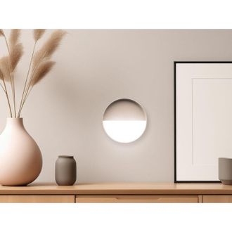 Eco-Light Eco-light - Akku Wandleuchte meg dimmbar für Innen & Außen zum Kleben Sandfarben, ø 15cm