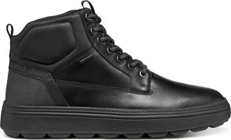 Geox Schnürschuhe Geox U Spherica Ecub-1.1 U56LUB 0FFCQ C9999 Schwarz