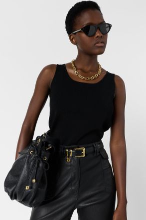 Gerard Darel Top en microfibre - LUCINA - Noir