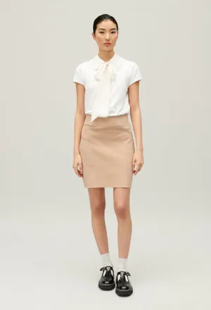 Claudie Pierlot Jupe courte taille-haute