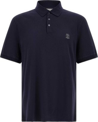 Brunello Cucinelli Polo - Bleu