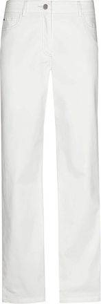 Marie M&eacute;ro Femme, Pantalons, Blanc, Taille: 44 FR Pantalon Droit Court Cinq Poches