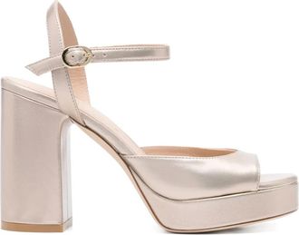 Stuart Weitzman sandales Dayna II 95 mm - Or