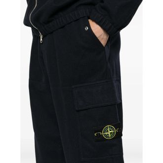 Stone Island Logo-patch Cargo Pants