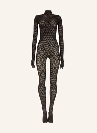 Wolford Hose Mermaid Net Catsuit braun