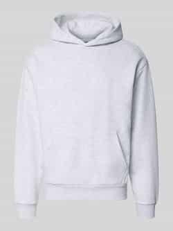 Review Relaxed Fit Hoodie aus Baumwoll-Mix mit Label-Detail