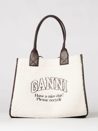 Ganni Sac Cabas Femme couleur Blanc