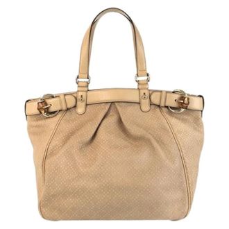 Gucci Sac &agrave; main en toile Pre-owned - Femme - Pre-owned - Beige - Taille: ONE Size