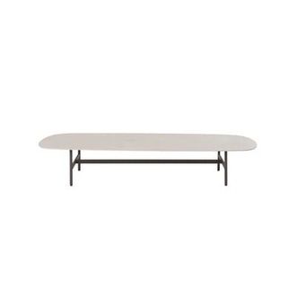 Ethimo Table basse Calipso - Blanc - Aluminium - Designer Ilaria Marelli