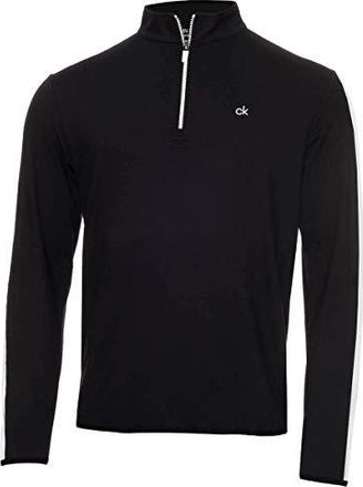 Calvin Klein Pull Newport Manches Rayées Homme - Noir/Blanc - XXXL