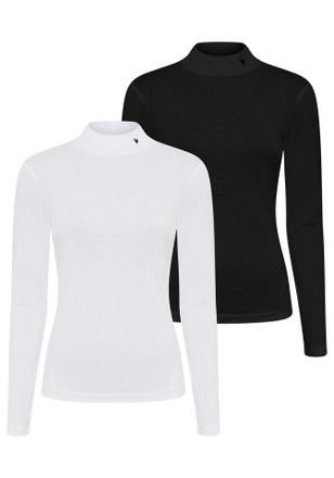 Bruno Banani Rollkragenshirt (2er-Pack) perfektes Basic mit Rollkragen