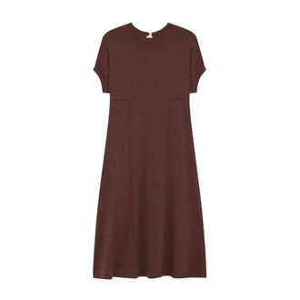 Alpha Studio Femme, Robes, Brun, Taille: 42 FR Abito M/Maniche