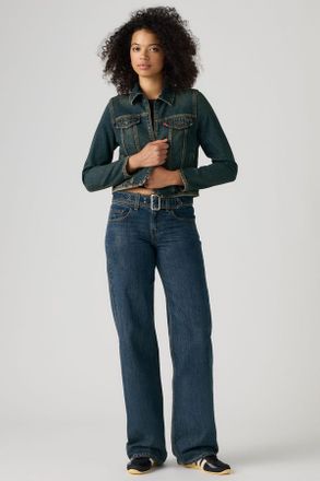 Levi's Jean Superlow Loose Avec Ceinture - Femme - D&eacute;lavage Fonc&eacute; / Silver Lode - 24X30