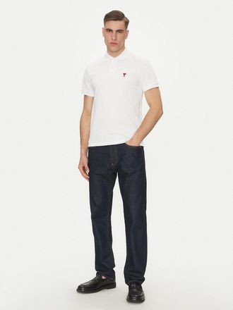 Ami Poloshirt BFUPL001.760 Wei&szlig; Regular Fit