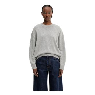 Anine Bing Lee Crew Sweater - Femme - Pulls - Gris - Taille: 38 FR