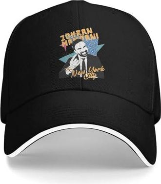 Generic Chapeau dHomme, Summer Zohran pour NYC Portrait de Casquette de Baseball Randonn&eacute;e P&ecirc;che d&eacute;contract&eacute;e Imprim&eacute; Soleil Chapeaux Hip hop Cadeau de Casque
