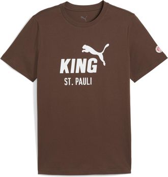 Puma FC St. Pauli KING Logo T-Shirt Herren, Accessoires, Braun, XL