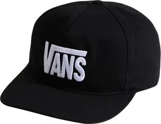 Vans Homme, Accessoires, Noir, Taille: ONE Size Drop V Logo Snapback