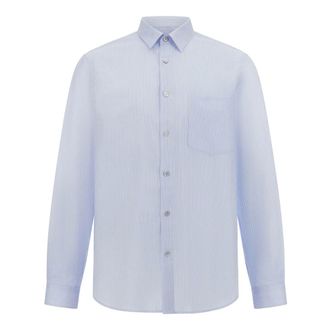 Boggi Milano Homme, Chemises, Bleu, Taille: 2XL Chemise Regular Ray&eacute;e en Popeline de Coton