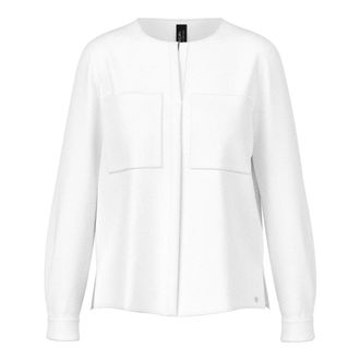Marc Cain Damen, Blusen & Hemden, Wei&szlig;, LGr&ouml;&szlig;e