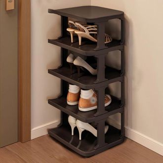 Generic Schuhregal aus PP-Kunststoff, Platzsparendes DIY-Schuhablage mit Mehreren Ebenen, Freistehender Schuhst&auml;nder for Eingangsbereich, Wohnzimmer, Schlafzi