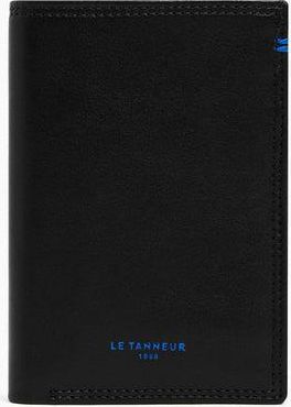 Le Tanneur Porte cartes vertical Martin en cuir lisse