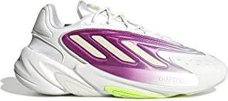 adidas Femme Ozelia W Chaussure de Gymnastique, FTWR White Wonder White Signal Green, 39 1/3 EU