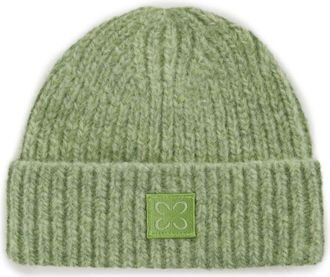 Codello Damen Mütze mit Monogramm-Patch (DE/NL/SE/PL, Alphanumerisch, Einheitsgröße, grün)