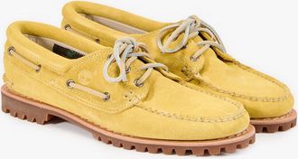 Timberland Chaussures bateau crant&eacute;es en cuir