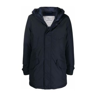 Woolrich Homme, Vestes, Bleu, Taille: M Veste Polaire Bleue Melton