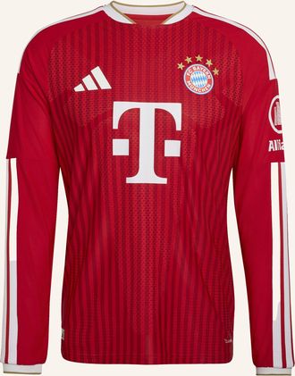 adidas Fc Bayern M&uuml;nchen 26/27 Authentic Heimtrikot, Lang&auml;rmelig rot