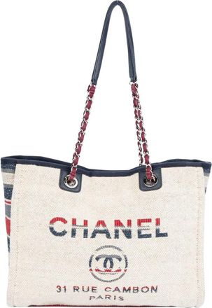 Chanel Crossbody Bags - Chanel Multicolor Tweed Deauville Shoulder Bag - Gr. unisize - in Bunt - für Damen