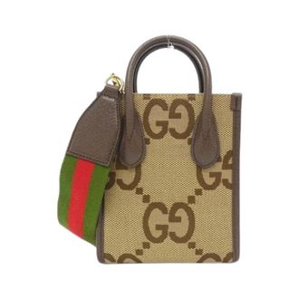 Gucci Sac bandouli&egrave;re Pre-owned en toile et cuir Jumbo GG - Femme - Pre-owned - Brun - Taille: ONE Size