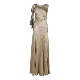 Maison Margiela Abendkleid im Bias-Cut - - Dresses - Damen - Beige - M