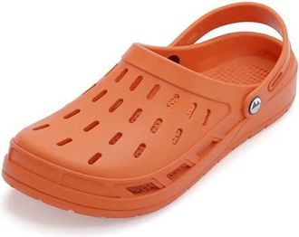 Lakeland Footwear Sabots légers Coniston confortables en EVA pour adultes - Chaussures confortables en noir, bleu marine, vert mousse et orange brûlé, orange brûlé, 42 