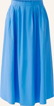Oui Faltenrock blau